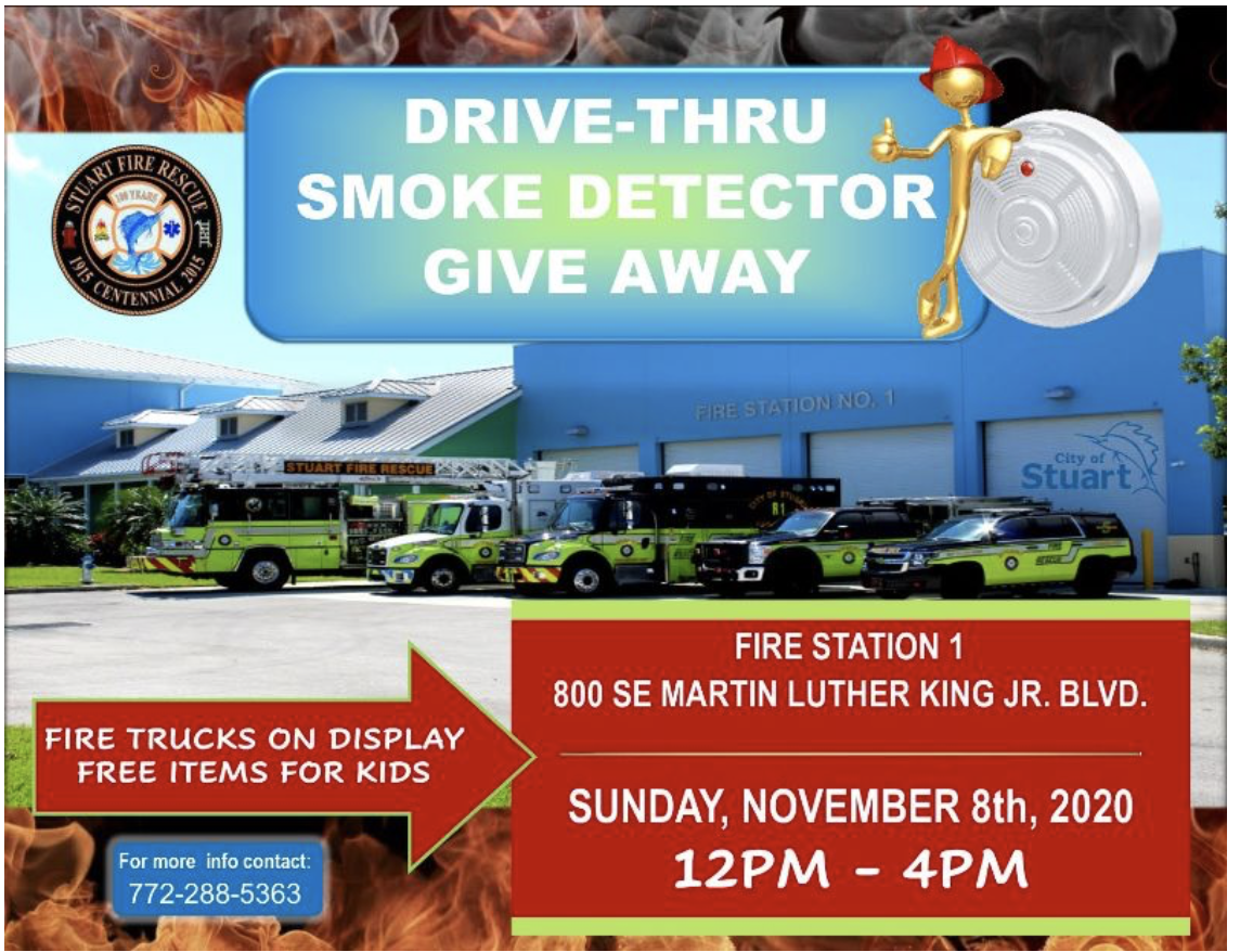 Stuart Fire Rescue hosts community smoke detector giveaway - Treasure Coast
