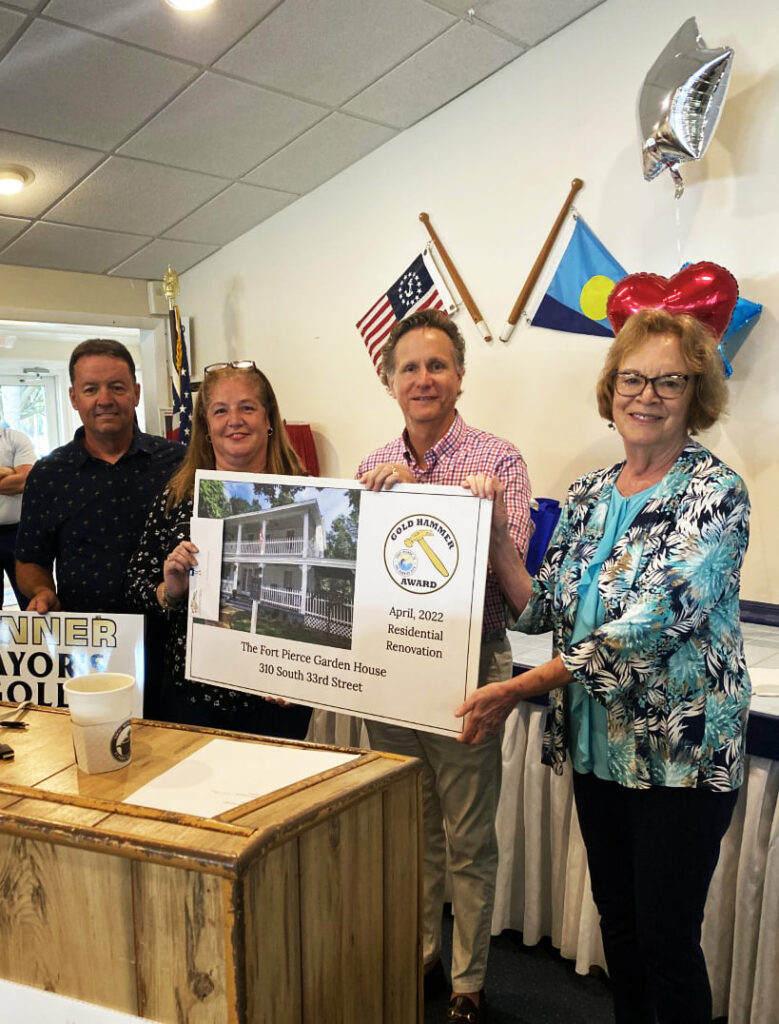 Fort Pierce Mayor Awards Gold Hammer Winners for 2022