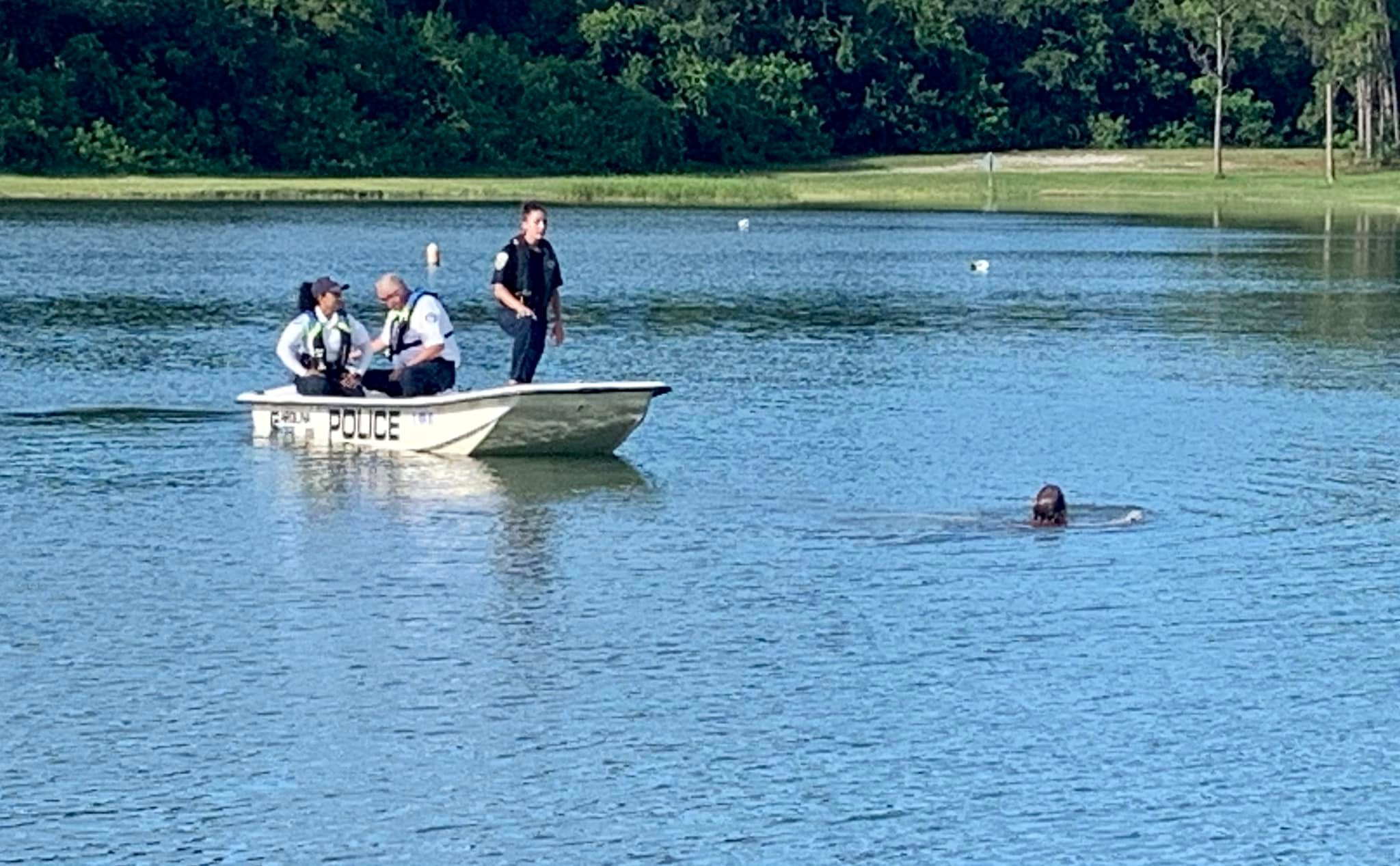 PSLPD Officers Jump Into Lake and Save Suicidal Woman