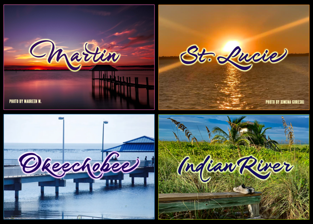 The three Treasure Coast counties are Martin County, St. Lucie County ...